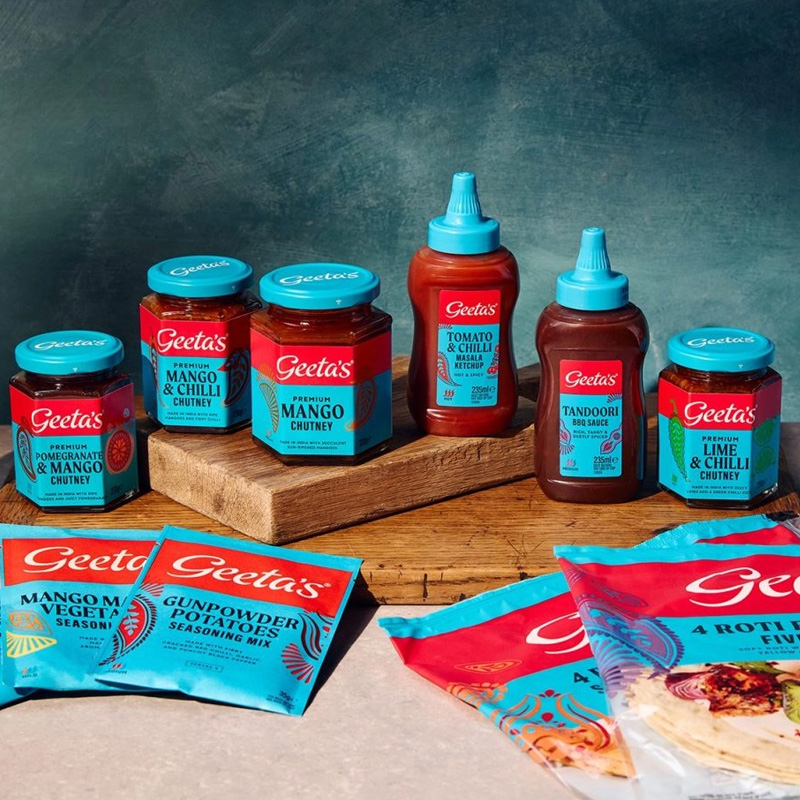 Bespoke WordPress website for Geeta's Foods